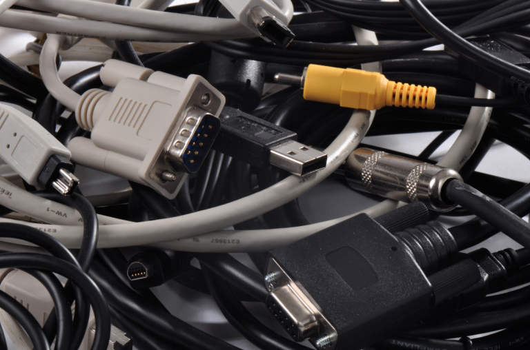 Messy Computer Cables: How to Organize Your Workspace